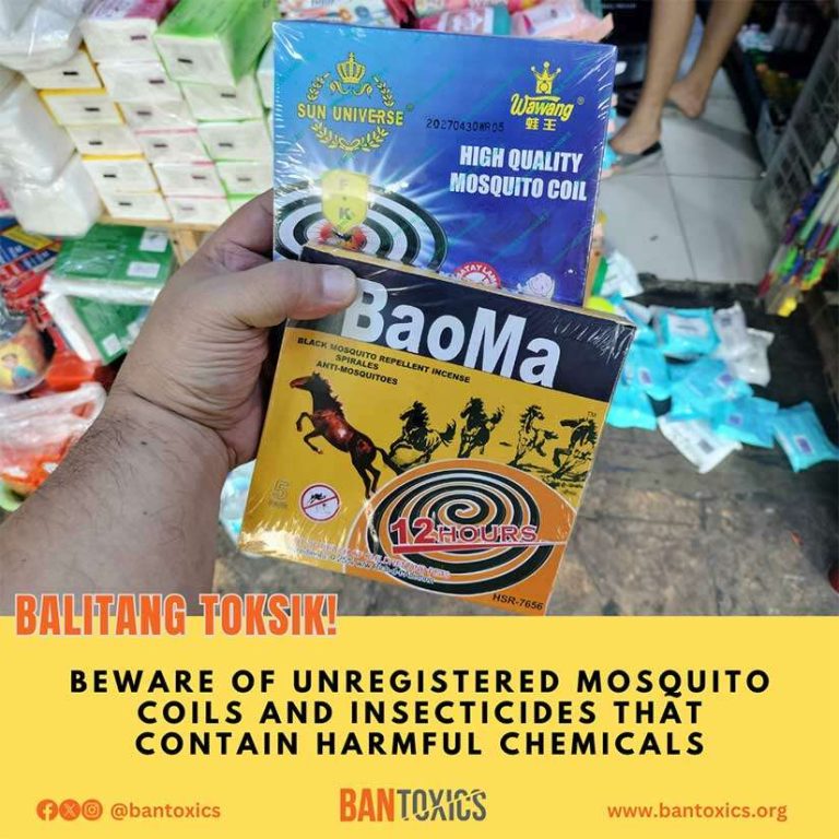 BAN TOXICS URGES CAUTION IN USE OF ‘KATOL,’ INSECTICIDES AMID RISING ...