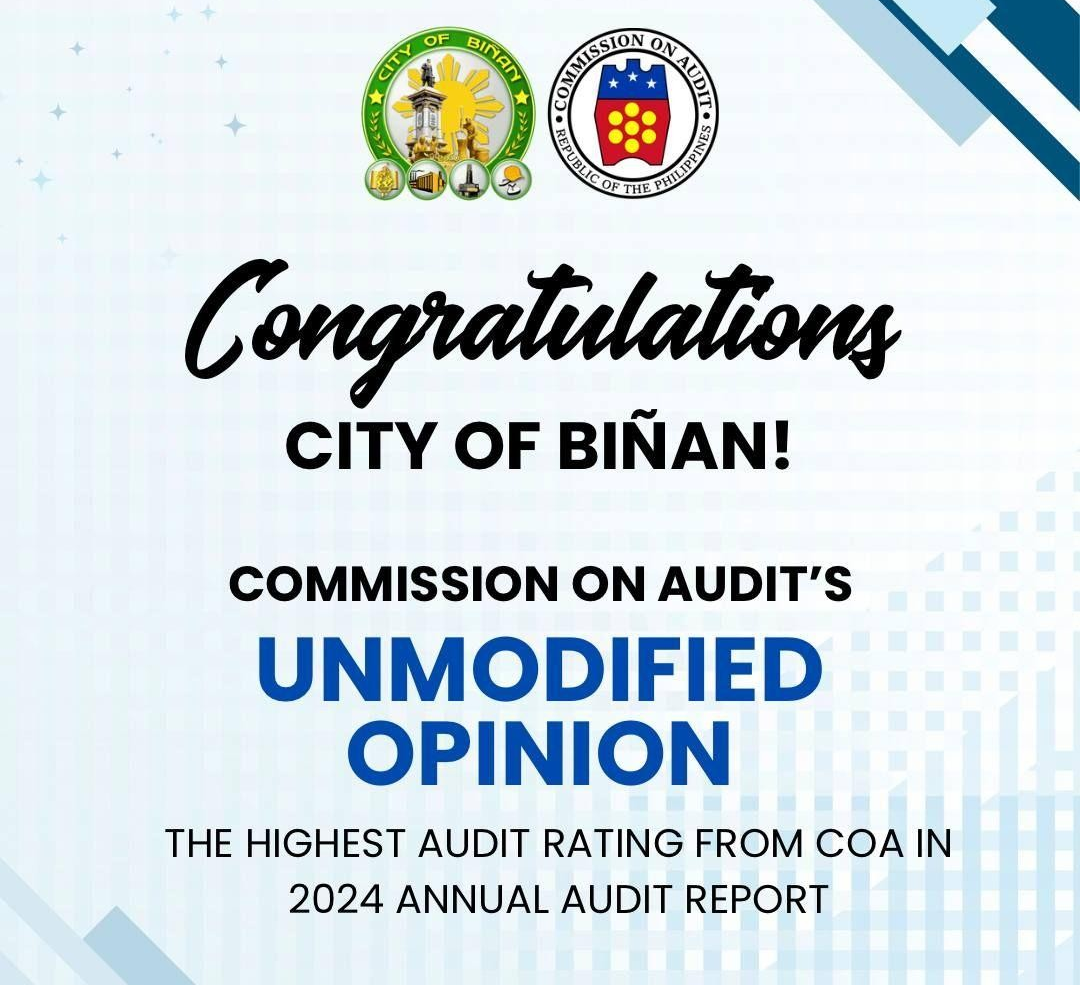 BIÑAN LGU GETS HIGHEST COA AUDIT RATING FOR 2024 – Journal Daily News ...