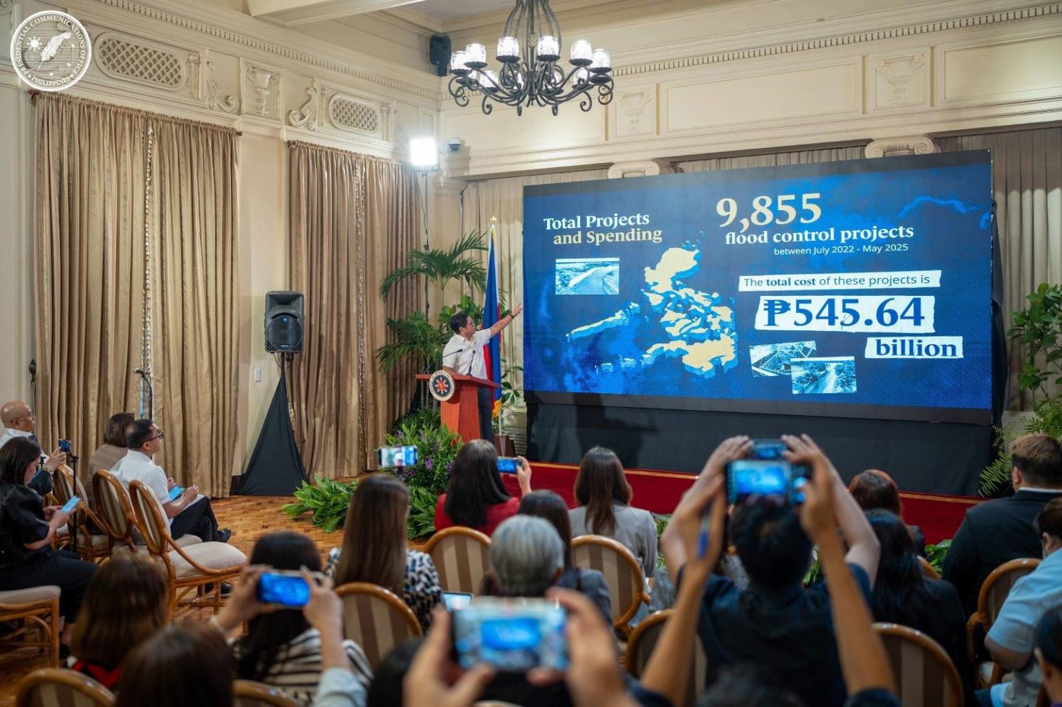 MARCOS BARES 20% OF P100B FLOOD CONTROL PROJECTS WENT TO ONLY 15 ...