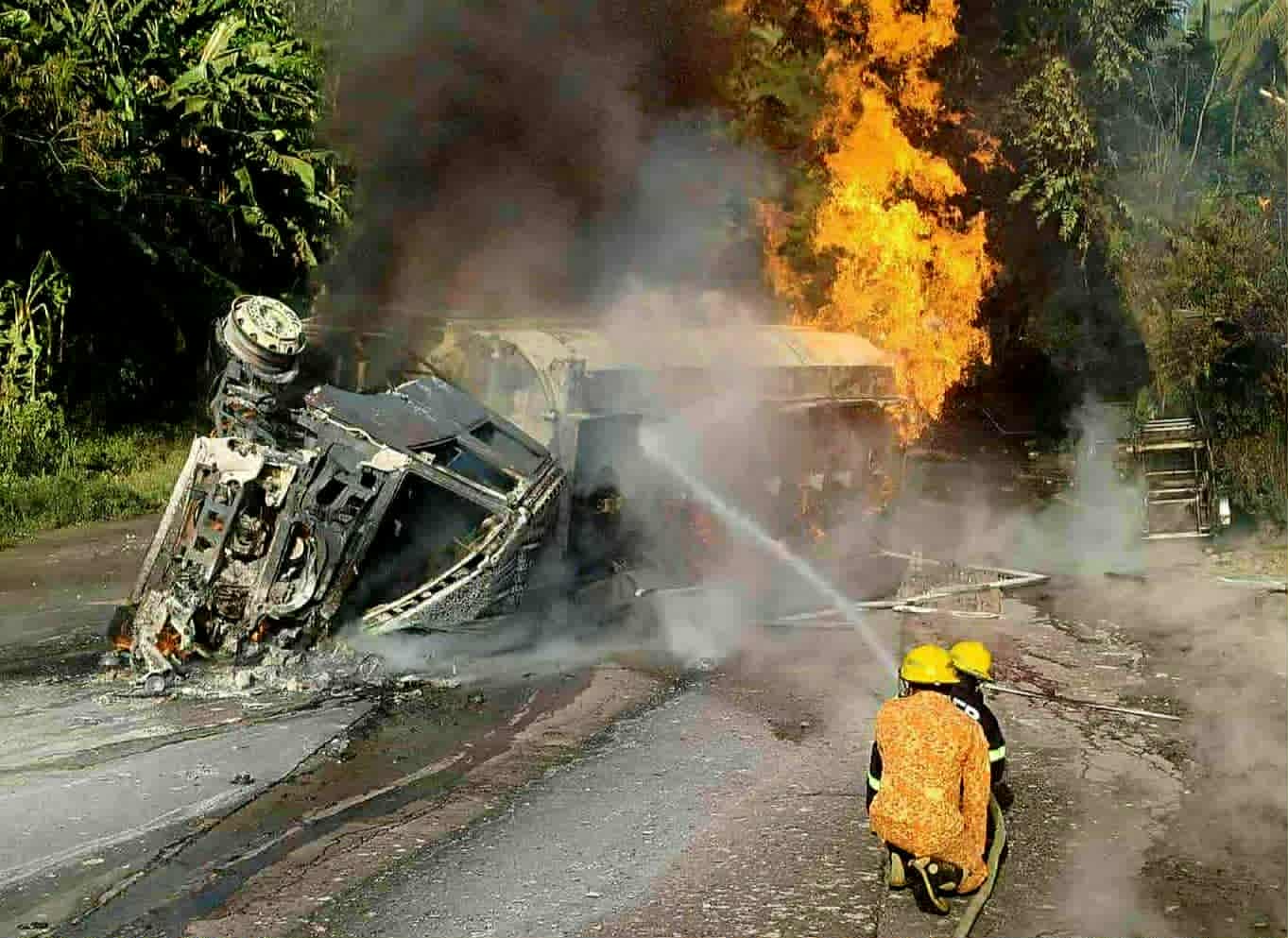 DRIVER TORCHED TO DEATH AS TANKER EXPLODES IN QUEZON – Journal Daily ...